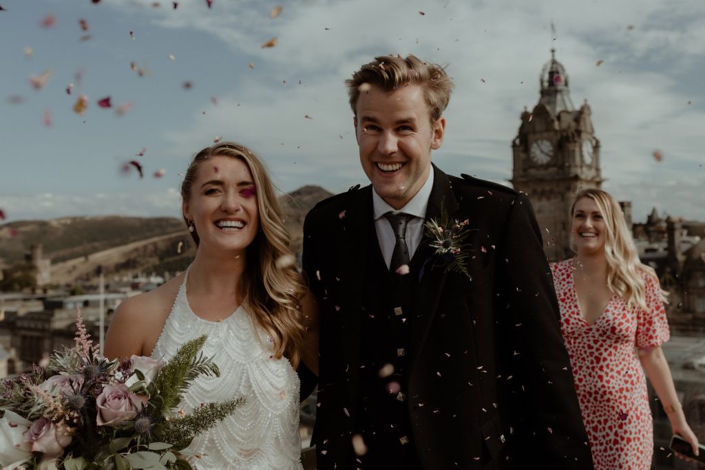 Small Wedding in Edinburgh at Cheval Edinburgh Grand. - Mint and Jasmine